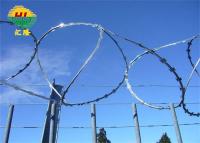China 10m Anti Theft Barbed Wire Concertina Coil Hot Dipped Galvanized for sale
