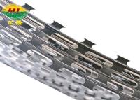 China 450mm Concertina Fence Hot Dipped Galvanized Steel High Tensile Blade Safety 5 Clips for sale