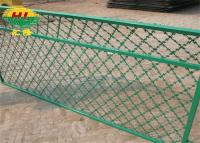 China Pvc Coated Diamond Mesh Blade 2.8mm Razor Wire Fence Security Barbed Wire for sale