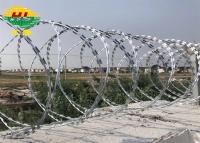 China 10m Razor Concertina Barbed Wire Anti Theft for sale