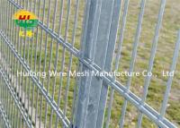 China 2D Green 868/656 Double Wire Welded Mesh Fence PVC Coated 3000m Width for sale