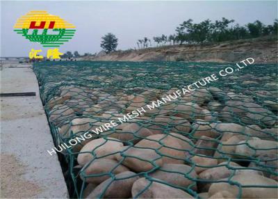 China Galfan Coated Gabion Box Wire Mesh River Protection 60*80mm for sale
