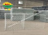 China 2.7mm / 3.4mm Hexagonal Gabion Basket Wire Mesh 2x1x1 80x100 for sale