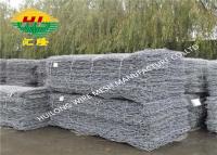 China Galfan Coated Gabion Box Wire Mesh River Protection 60*80mm for sale
