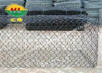 China Galvanized Iron Gabion Basket Wire Mesh 1m-2m Width For Landscape Construction for sale