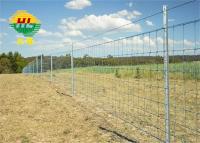 China Rectangular Farm Field Galvanized Deer Fencing 1.5m Height Packed In Plastic Film for sale