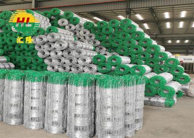 China Rectangular Farm Field Galvanized Deer Fencing 1.5m Height Packed In Plastic Film for sale
