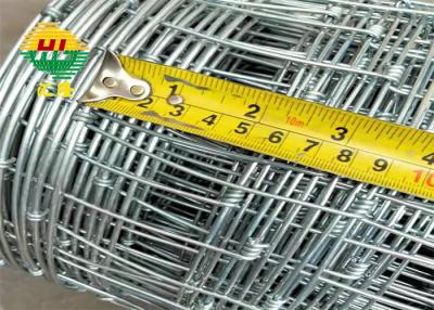 China 50m Roll Hinge Joint Galvanized Woven Wire Fencing Net For Cattle / Sheep / Goat for sale