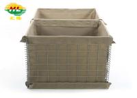 China 1*1*10m 75*75mm Mesh Hesco Tower Army Hot Dipped Galvanized For for sale