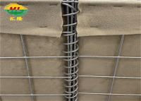 China Hl1-12 Galfan Coated Hesco Defensive Barriers Robot Welded Length 1.21m-33m for sale