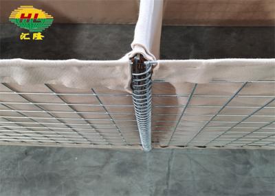 China 1*1*10m 75*75mm Mesh Hesco Tower Army Hot Dipped Galvanized For for sale