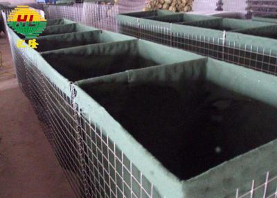 China Height 0.6m-2.7m  Sand Wall Hesco Barrier Length 1.21m-33m for sale