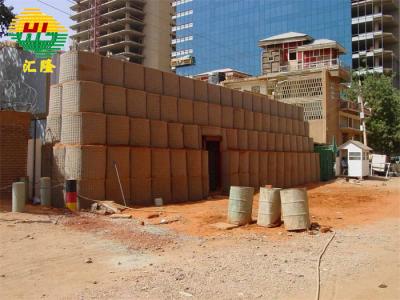 China Mil 1 Mil 3 Hesco Barrier Retaining Wall Earth Filled for sale
