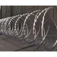 China High Security Bto-22 Across Concertina Razor Wire Fence Galvanized 8m Length for sale