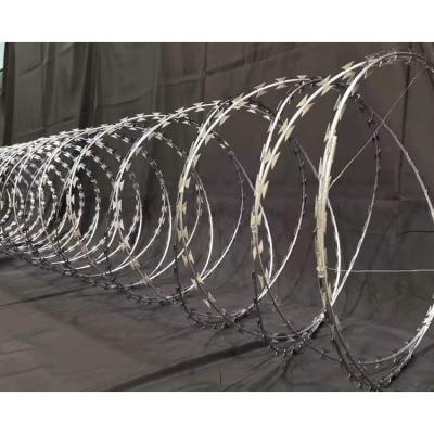 China 8ft Barbed Wire Coil Fencing Diameter 2.5mm Or Customed Electric Galvanized for sale