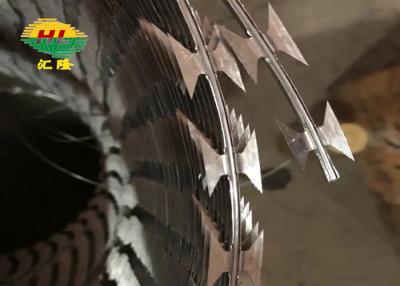 China Bto-22 Concertina Barbed Wire 450mm Coil Diameter Hot Dipped Galvanized for sale