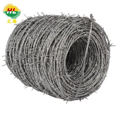 China Coated Hot Dipped Galvanized Barbed Wire Customizable Length Per Coil 10-200m for sale