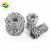 China Single Strand Galvanized Barbed Wire 6mm*1.6mm Or 2mm*2mm for sale