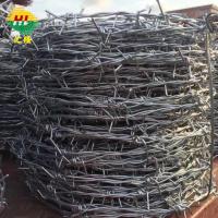 China 2mm*2mm Thickness Galvanized Steel Barbed Wire Protective Use for sale