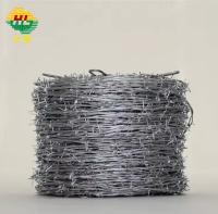 China Low Carbon Steel Galvanized Barbed Wire Sharp Sliver Anti Theft for sale