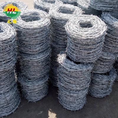 China 350mm Coil Diameter Galvanized Barbed Wire Corrosion Resistance for sale