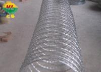 China Stainless Steel 304 Security Concertina Razor Barbed Wire 2mm For Fence for sale