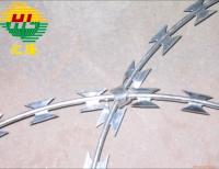 China Hot Dipped Galvanized Security Razor Barbed Wire Fencing For Prison for sale