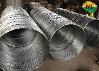 China 900mm Coil Galvanized Concertina Barbed Wire Secure In Private Area for sale