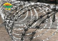 China BTO-16 2.8MM COIL WIRE Hotdip Galvanized Border of Ukraine Concertina Razor Wire for sale