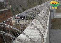 China BTO-16 Conertina Razor Wire Galvanized Security For Defense Temporary Security Installations for sale