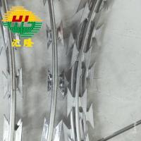 China Anti Climb BTO-16 BTO-18 Stainless Steel Hot Dipped Galvanized Razor Fence Razor Barbed Wire In Ukraine for sale