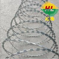China CBT-60 CBT-65 Concertina Razor Wire 300mm 450mm 500mm 700mm 900mm for sale