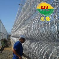 China Low Price Stainless Steel Ss 304 Bto-22 Cbt-65 Razor Barbed Wire / Galvanized Concertina Wire for sale