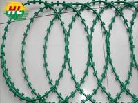 China PVC Covered Anticorrosive Razor Barbed Wire 2.8mm for sale