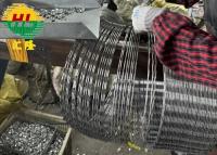 China Protective Isolation Welding Blade Barbed Wire Border Galvanized Gill Net Customized for sale