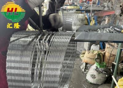 China 2.5mm Hot Dipped Galvanized Concertina Barbed Wire For Ukraine for sale