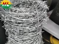 China Multifunctional 12 14 16 Gauge Galvanized Barbed Wire for sale