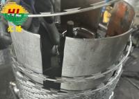 China High Tensile Reinforcing Band Concertina Barbed Wire BTO16 BTO18 for sale