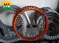 China PVC Blade Barbed Wire Aesthetics Corrosion Resistance for sale