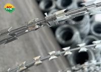 China Egoza Razor Blade Fencing Wire With Sharp  Steel Blades For Maximum Deterrent Effect, Available From Razor Wire Factory for sale