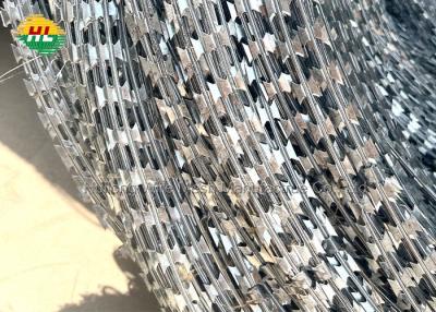China Hot Selling Hot Dipped Galvanized Egoza Wire Bto-16 Roll Concertina Double Strand Razor Blade Barbed Wire for sale