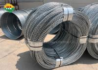 China In stock High-Security 1100mm Egoza steel Concertina Razor Wire system for sale