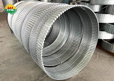 China In Stock  Egoza Hot Dipped Galvanized Steel Concertina Razor Barbed Wire For Protecting for sale