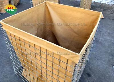 China Protective Hesco Gabions Defensive Barrier Bastions Heavy Duty Barrier Bunkers Galvanized Explosion Proof Sand Walls For Flood Control Areas for sale