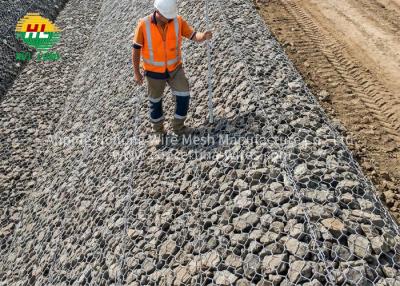 China Muros De Gaviones Hexagonales Galvanizados 2x1x1m Gran Stock Proyectos Ingenieria Muro Contencion Carretera Envio Rapido for sale