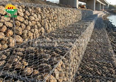 China Muro Gaviones Hexagonal Galvanizado En Stock Para Obra Civil Ingenieria Proteccion Taludes Control Erosion Envio Inmediato for sale