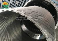 China 10m SS Razor Blade Barbed Wire Water Resistant Hot Dipped Galvanized for sale