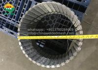 China 10m SS Razor Blade Barbed Wire Water Resistant Hot Dipped Galvanized for sale