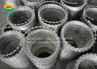 China BTO22 Concertina Barbed Wire Galvanized Steel Material Double Loop With Clips 450mm for sale