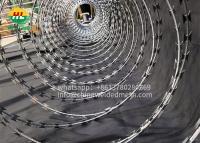China BTO CBT Blade Barbed Wire Anti Rust 10 meter With High Perimeter Security for sale